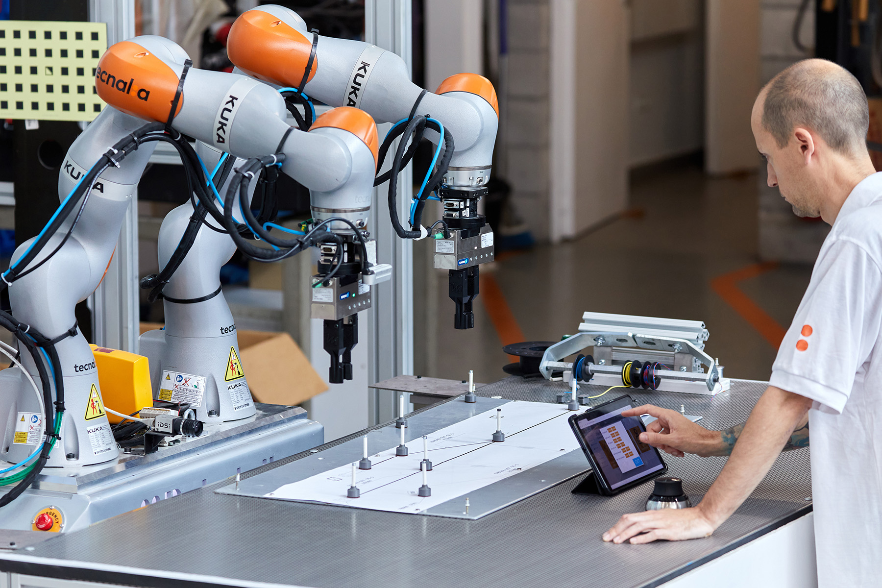 Studying the precision of robots performing manufacturing operations ...